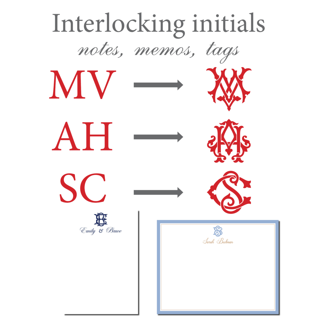 Initials Note Cards | Lafayette Papers