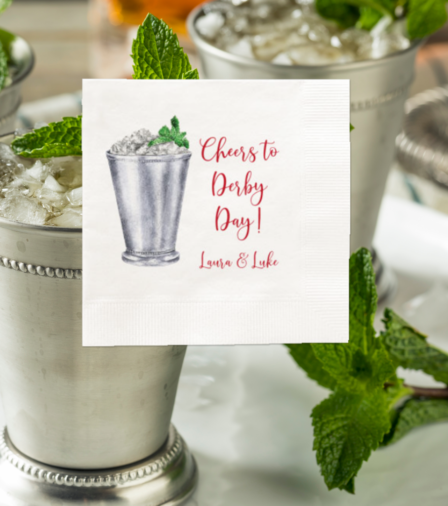 Personalized Cocktail Napkins Kentucky Derby | Lafayette Papers