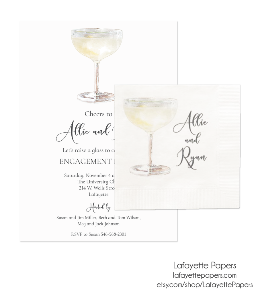 Engagement Party Invite | Lafayette Papers