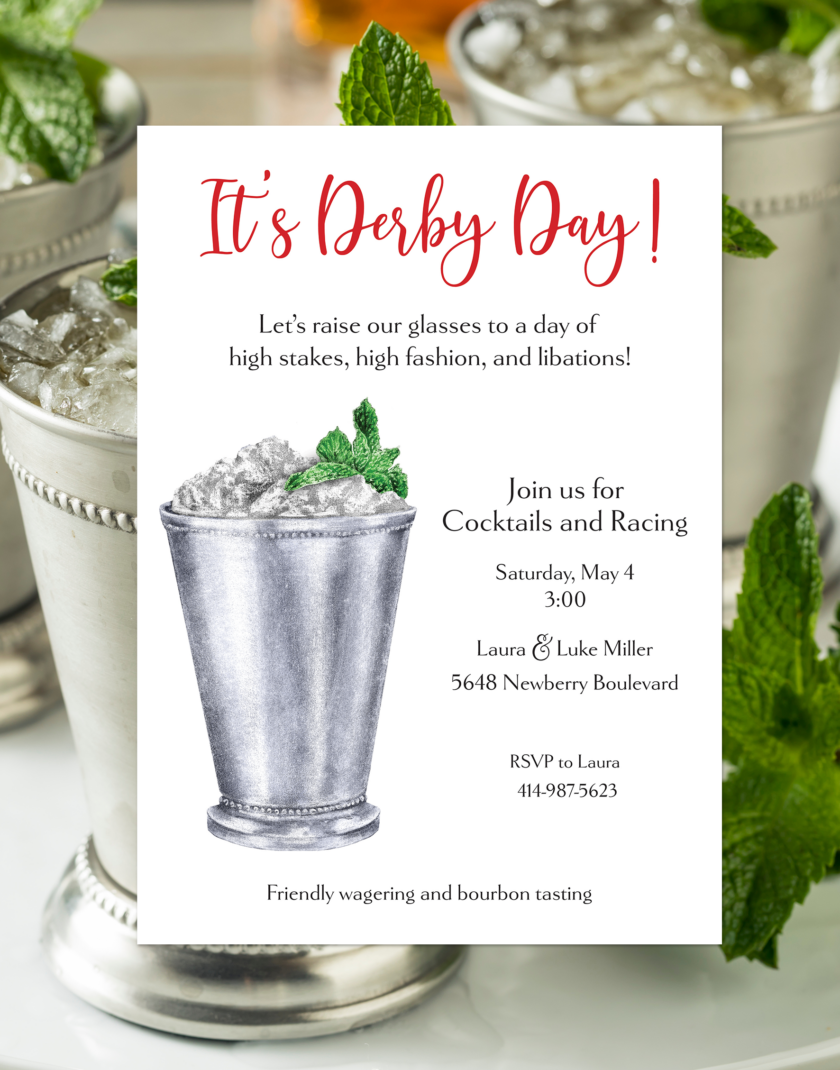 Kentucky Derby Glass | Lafayette Papers